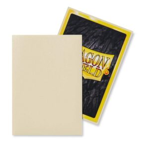 Dragon Shield Bundle: 2 Packs of 60 Count Japanese Size Mini Matte Card Sleeves - Matte Ivory