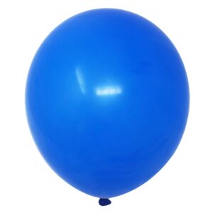 allgala latex balloons for parties | helium grade bulk balloon pack | ideal for birthday party decorations, baby shower, christmas party | colored balloons for events | 100ct 12" - royal blue