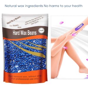 Hard Wax Beads for Hair Removal, Yovanpur Wax Beads for Sensitive Skin, Har Wax Beans for Coarse Hair, Waxing beads for Face, Eyebrow, Body, Bikini, Brazilian At Home 300g (10 Oz)/bag（Chamomile)