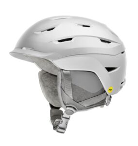 smith optics liberty mips women's snow helmet - matte satin white, large