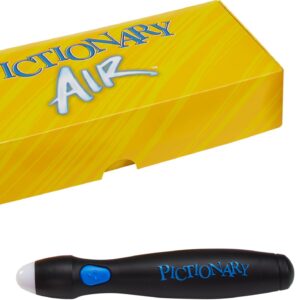 Mattel Games Pictionary Air Drawing Game,Family Game with Light-up Pen and Clue Cards,Links to Smart Devices,Makes a Great Gift for 8 Year Olds and Up