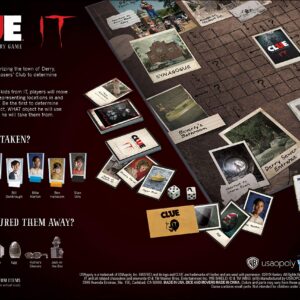 Clue IT Board Game | Based on The 2017 Drama/Thriller IT | Officially Licensed IT Merchandise | Themed Classic Clue Game