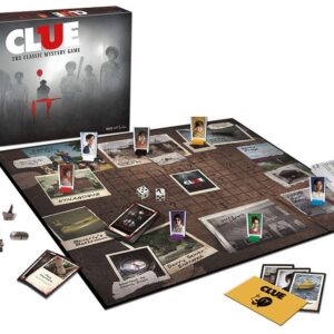 Clue IT Board Game | Based on The 2017 Drama/Thriller IT | Officially Licensed IT Merchandise | Themed Classic Clue Game