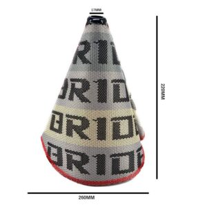 BRIDE GRADATION HYPER FABRIC Shift Knob Shifter Boot Cover MT/AT For ALL HONDA ACURA