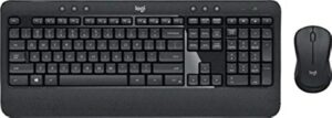 logitech mk540 advanced wireless keyboard and wireless m310 mouse combo — full size keyboard and mouse, long battery life, caps lock indicator light, hot keys, secure 2.4ghz connectivity (mk540)