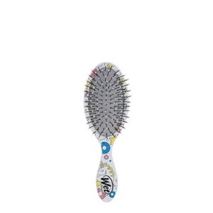 wet brush kids detangler hair brushes - rainbows - midi detangling brush with ultra-soft intelliflex bristles glide through tangles with ease - pain-free comb for all hair types