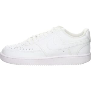 nike women's court vision low sneaker, white/white-white, 6 regular us