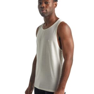 Icebreaker Merino Anatomica Tank Tops for Men, Merino Wool Base Layer - Soft, Stretchy Sleeveless Shirts for Men - Durable Tank Top Undershirt for Daily Wear, Outdoor Activities - Snow, Large