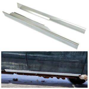 ecotric slip-on outer rocker panels for ford f150 1997-2003 extended cab xl xlt lh & rh pair