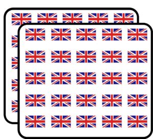 uk british union jack flag sticker for scrapbooking, calendars, arts, kids diy crafts, album, bullet journals