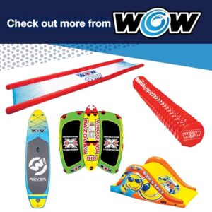 WOW Sports Weiner Dog Towable Tube for Boating - 1 to 3 Person Towable - Durable Tubes for Boating