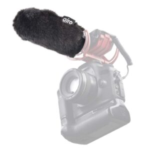 k-tek airo slip-on custom windscreen for rode videomic/ntg1 or deity d3/d3 pro microphones