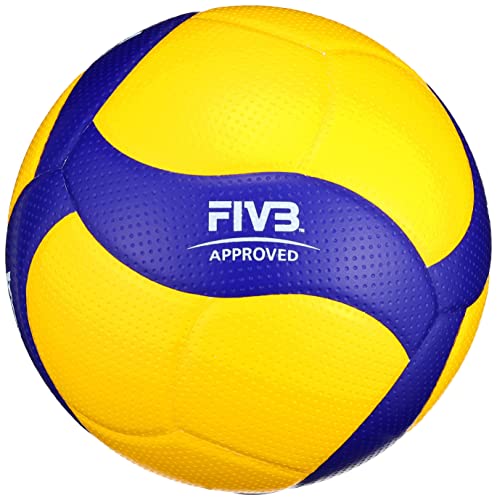 MIKASA V300W Volleyball, Blue, 5