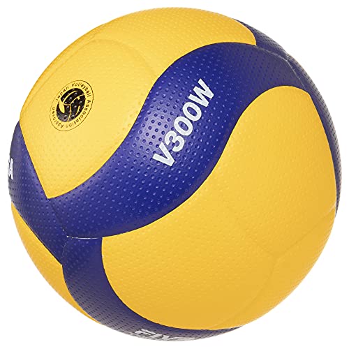 MIKASA V300W Volleyball, Blue, 5