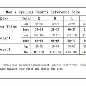 Men's Cycling Shorts MTB Bicycle Riding Half Pants 4D Gel Padded Biking Clothes Cycle Bike Wear Tights USA Red Blue Size XL