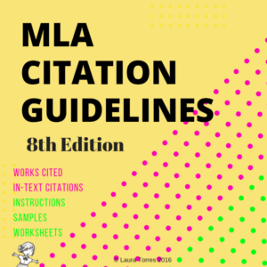 mla citations - 8th edition guidelines, handouts, and power point