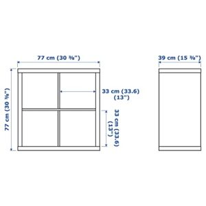 IKEA Kallax Shelf Unit, High Gloss White