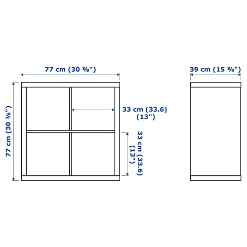 IKEA Kallax Shelf Unit, High Gloss White