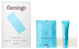 flamingo women's face wax kit