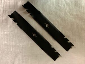 exmark / toro 30" walk behind oem blades genuine part# 116-6358-03 (2pack)