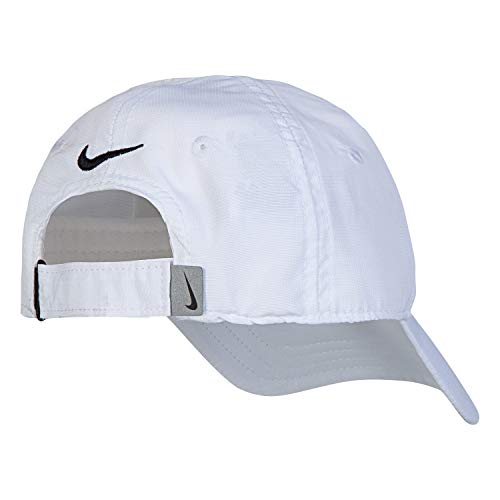 NIKE Children's Apparel Kids' Little Classic Ripstop Basball Hat, White, O/S