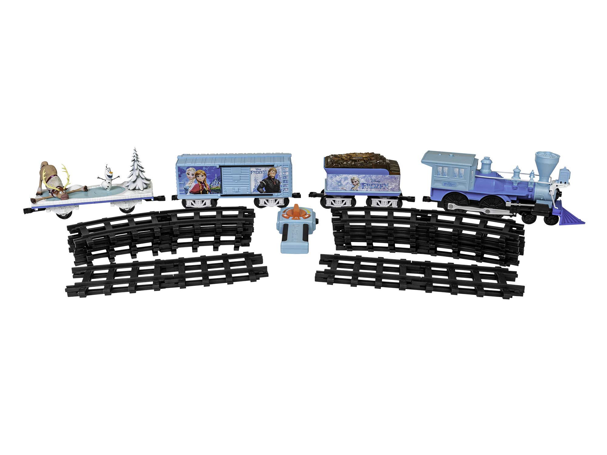 Lionel Disney's Frozen Ready-to-Play Set, Battery-Powered Model Train Set with Remote