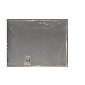 100-12 x 15" poly clear plastic t-shirt/apparel bags 1 mil 2" back flap lock (3 pack)