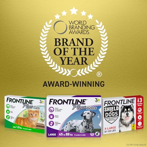 FRONTLINE Plus Flea and Tick Treatment for Cats Over 1.5 lbs., 8 Treatments