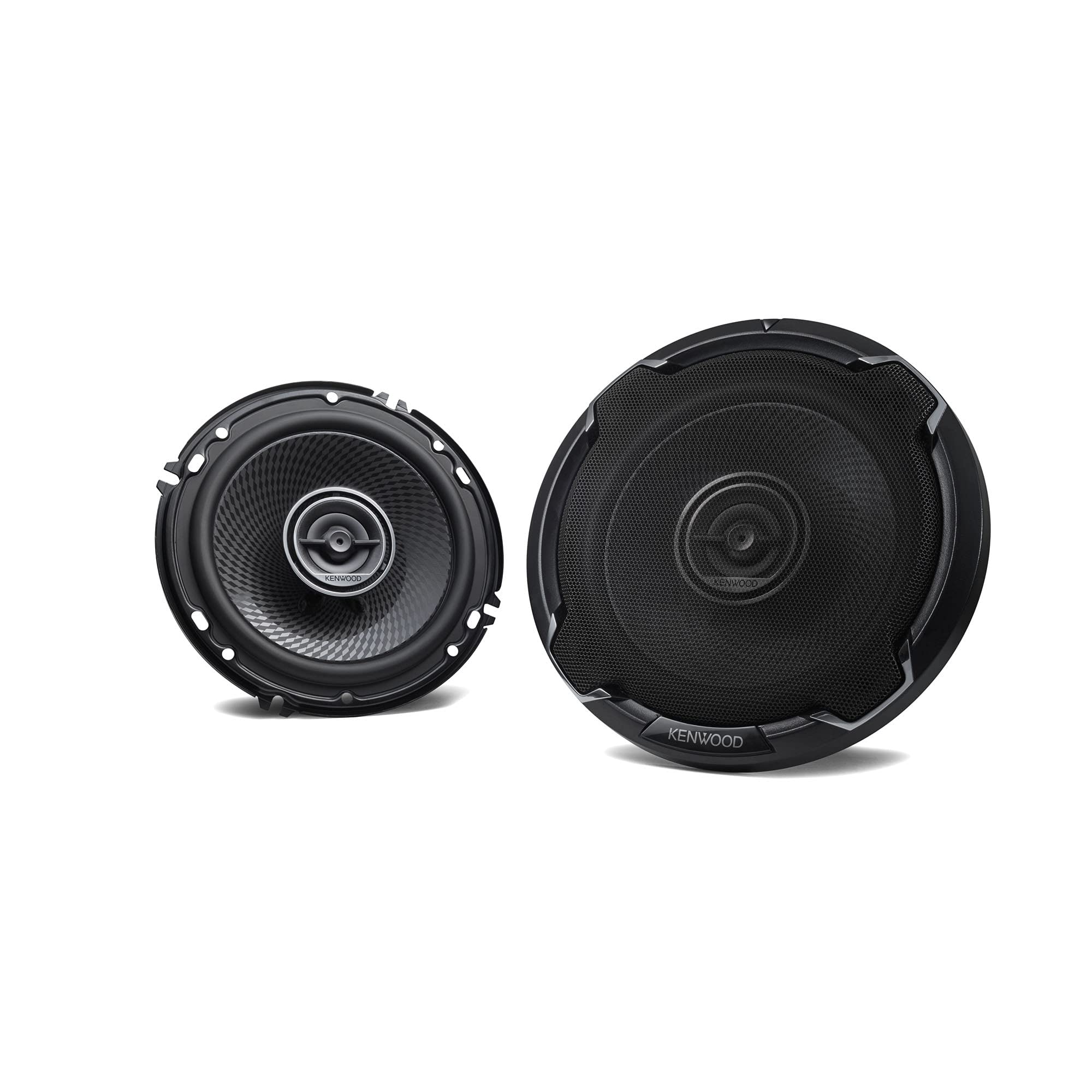 Kenwood KFC-1696PS 6.5 Inch 2 Way Car Speakers with 320 Watts Peak Power (Pair)