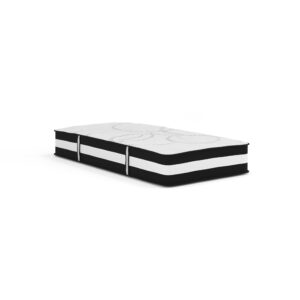 EMMA + OLIVER Astor 12 Inch CertiPUR-US Certified Hybrid Pocket Spring Mattress, Twin Mattress in a Box