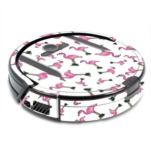 mightyskins skin compatible with shark ion robot r85 vacuum - cool flamingo | protective, durable, and unique vinyl decal wrap cover | easy to apply, remove, and change styles | made in the usa