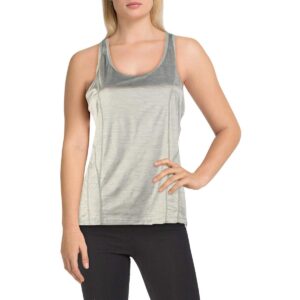 reebok womens running yoga tank top green l