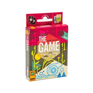 the game card game - a highly-addictive challenge of teamwork and strategy, fun family game for kids and adults, ages 8+, 1-5 players, 20 minute playtime, made by pandasaurus games