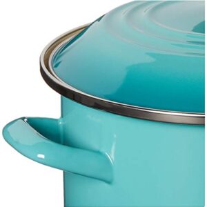 Le Creuset Enamel On Steel Stockpot, 8 qt., Caribbean