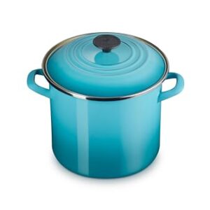 Le Creuset Enamel On Steel Stockpot, 8 qt., Caribbean