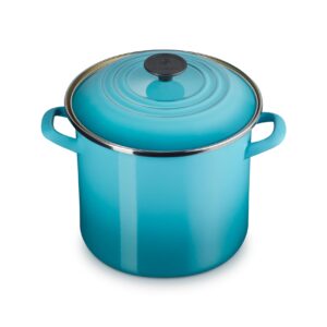 Le Creuset Enamel On Steel Stockpot, 8 qt., Caribbean