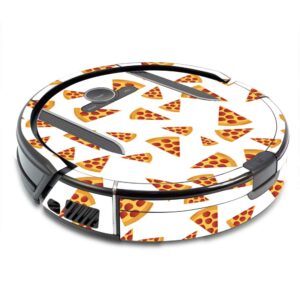 mightyskins skin compatible with shark ion robot r85 vacuum - body by pizza | protective, durable, and unique vinyl decal wrap cover | easy to apply, remove, and change styles | made in the usa