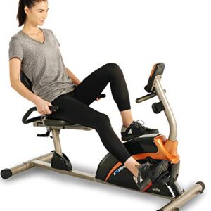 EXERPEUTIC 1500XL Recumbent Exercise Bike with Pulse | 300 lbs. Weight Capacity