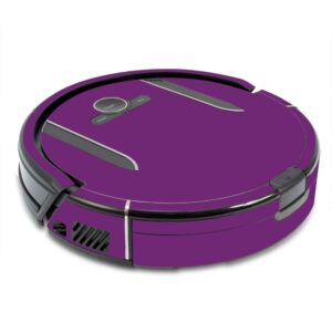 mightyskins skin compatible with shark ion robot r85 vacuum - solid purple | protective, durable, and unique vinyl decal wrap cover | easy to apply, remove, and change styles | made in the usa