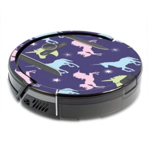 mightyskins skin compatible with shark ion robot r85 vacuum minimum coverage - unicorn dream | protective, durable, and unique vinyl wrap cover | easy to apply, remove | made in the usa