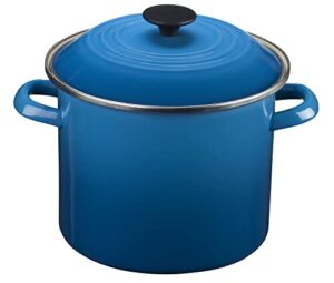 le creuset enamel on steel stockpot, 8 qt., marseille