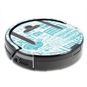 mightyskins skin compatible with shark ion robot r85 vacuum minimum coverage - faith | protective, durable, and unique vinyl wrap cover | easy to apply, remove, and change styles | made in the usa