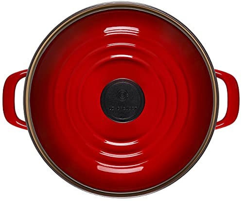 Le Creuset Enamel On Steel Stockpot, 8 qt., Cerise