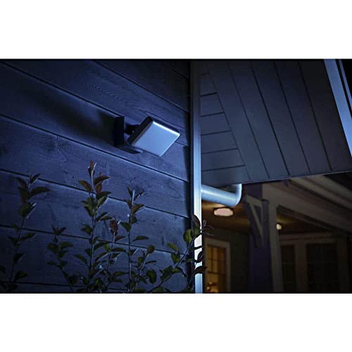 Philips Hue Welcome Outdoor White Smart Floodlight, Works with Amazon Alexa, Apple Homekit, and Google Assistant, Hue Bridge Required, 1 Count (Pack of 1)