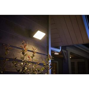 Philips Hue Welcome Outdoor White Smart Floodlight, Works with Amazon Alexa, Apple Homekit, and Google Assistant, Hue Bridge Required, 1 Count (Pack of 1)