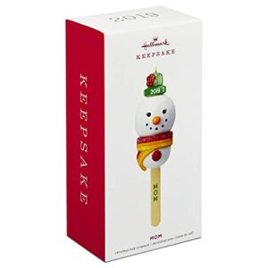 Hallmark Keepsake Christmas Ornament 2019 Year Dated Mom Cake Pop Snowman