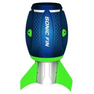 aerobie sonic fin football, aerodynamic russel wilson foam football toy, outdoor games for kids and adults aged 8 and up