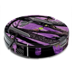 mightyskins skin compatible with shark ion robot r85 vacuum - purple tree camo | protective, durable, and unique vinyl decal wrap cover | easy to apply, remove, and change styles | made in the usa