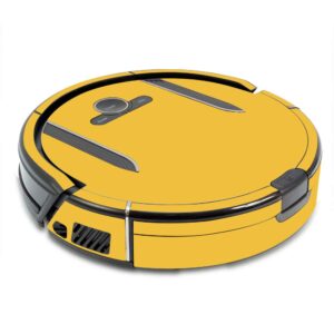 mightyskins skin compatible with shark ion robot r85 vacuum - solid marigold | protective, durable, and unique vinyl decal wrap cover | easy to apply, remove, and change styles | made in the usa