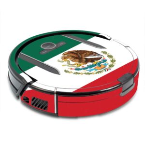 mightyskins skin compatible with shark ion robot r85 vacuum - mexican flag | protective, durable, and unique vinyl decal wrap cover | easy to apply, remove, and change styles | made in the usa